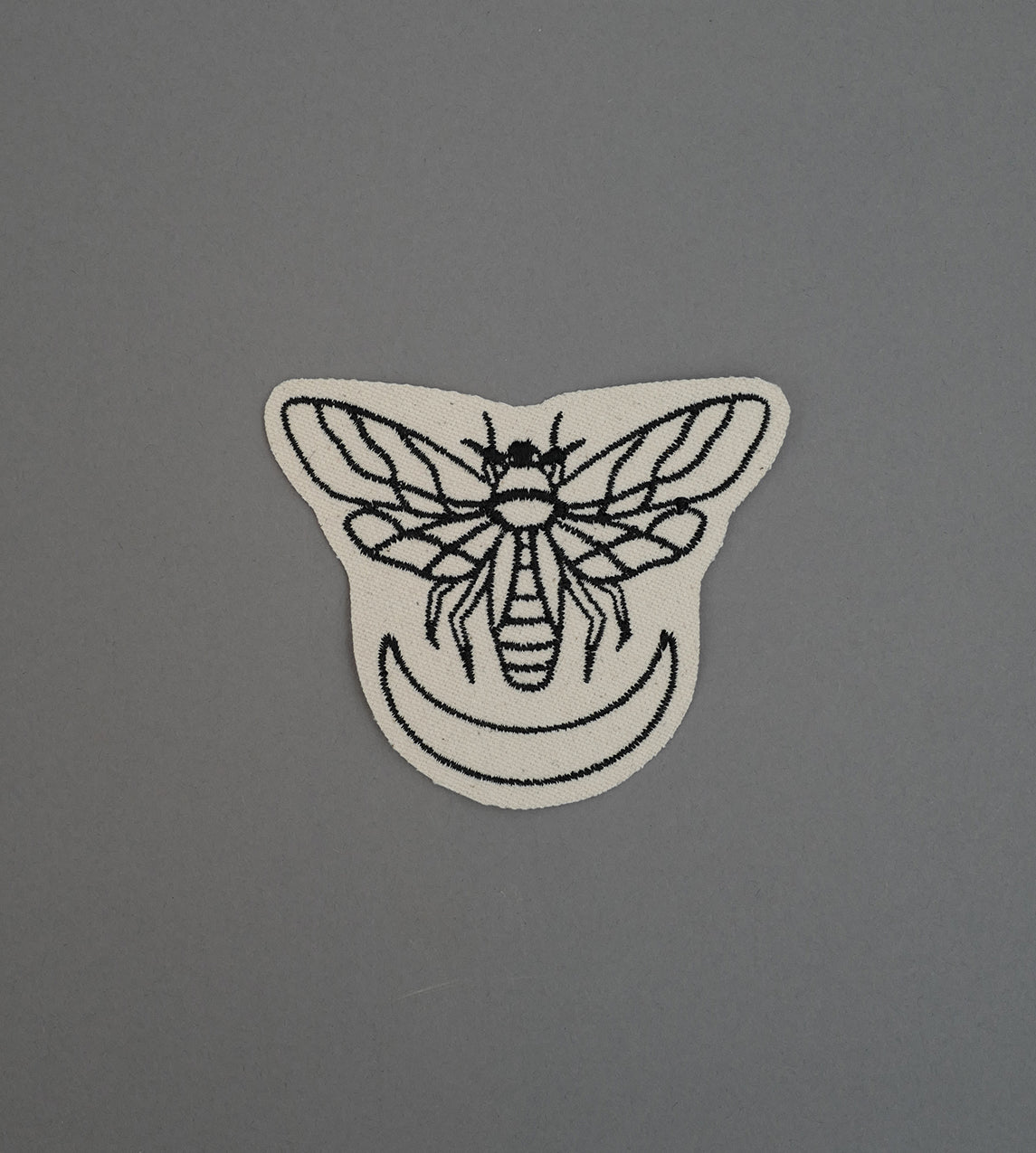 Crescent Moth Canvas Patch - Cream – Shrimp Sauce